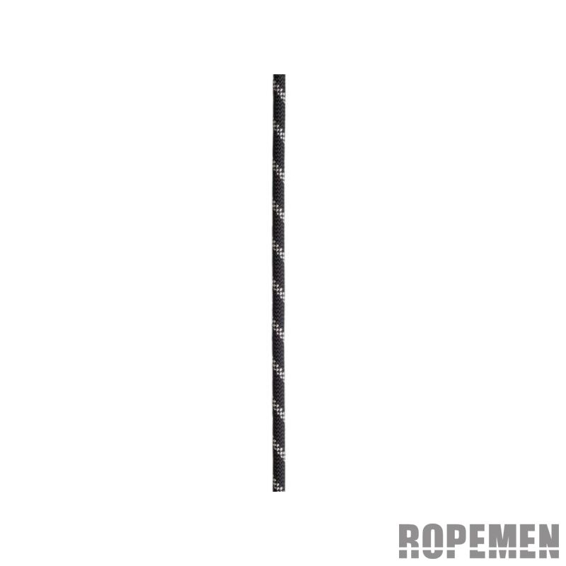 Edelrid STATIC LOW STRETCH 11 mm, SCHWARZ - halbstatisches Seil mit g ...