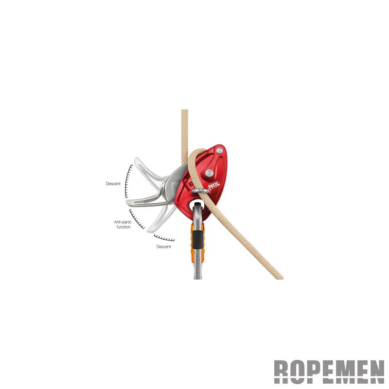 Petzl EXO AP HOOK Persönliches Rettungssystem mit Anschlaghaken - ROP ...